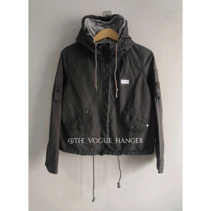 Jual Jacket Katun Matte Washed Dark Grey Mix Army TBJ JEANS - Kota ...