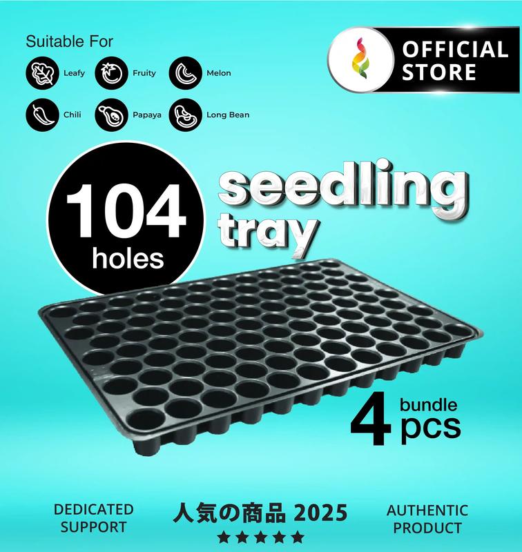 Seedling Tray BUNDLE 4PCS (104 HOLES) : 4 PCS (104 LUBANG) TRAY ...