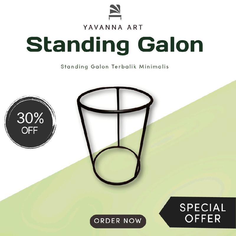 Standing pot / Rak Galon Terbalik / 20x20cm - Shop | Tokopedia