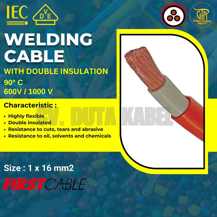 Jual Kabel Welding 1x16 mm2 600V Welding Cable/Kabel Las/Kabel ...