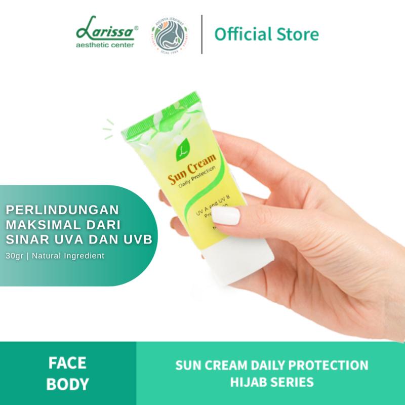 Larissa Sun Cream Daily Protection Hijab SUNSCREEN / SUNBLOCK / SPF 50 ...