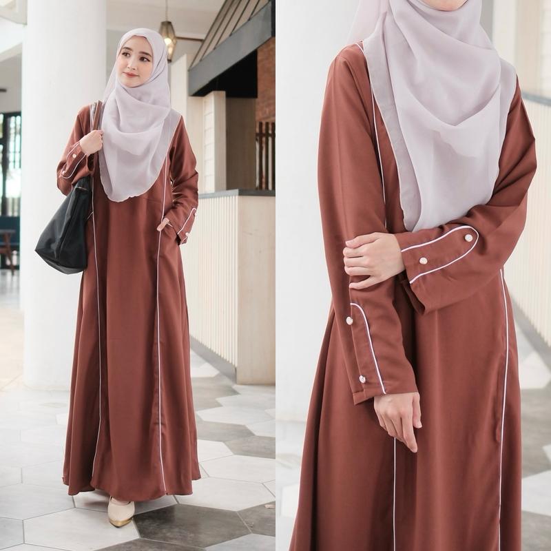 SABRINA [ZETTA ABAYA] - GAMIS SYARI MUSLIM WANITA MODEL ABAY - Shop ...