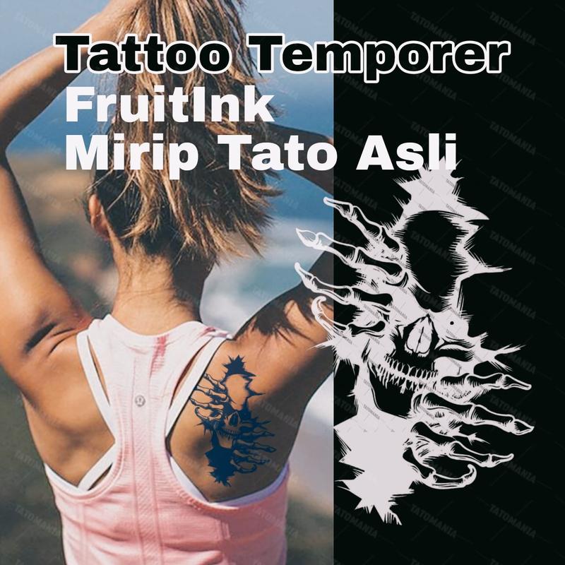 TATOMANIA-Stiker tato temporer semi permanen anti air motif GZ - Shop ...