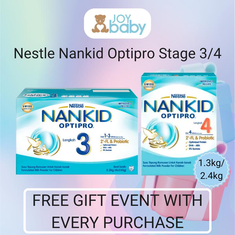 Nankid Optipro Milk Formula (Stage 3/4)(1.2kg/2.2kg) - TikTok Shop ...