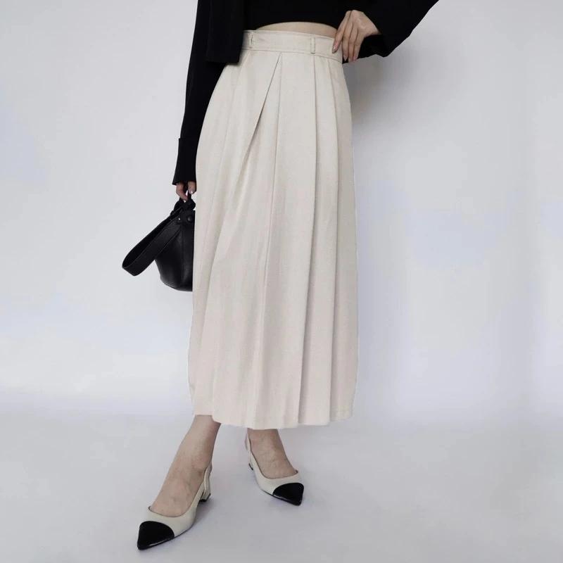 SAVVA Skirt Rok Pleated Skirt Korean Style Fit Karet - Shop | Tokopedia