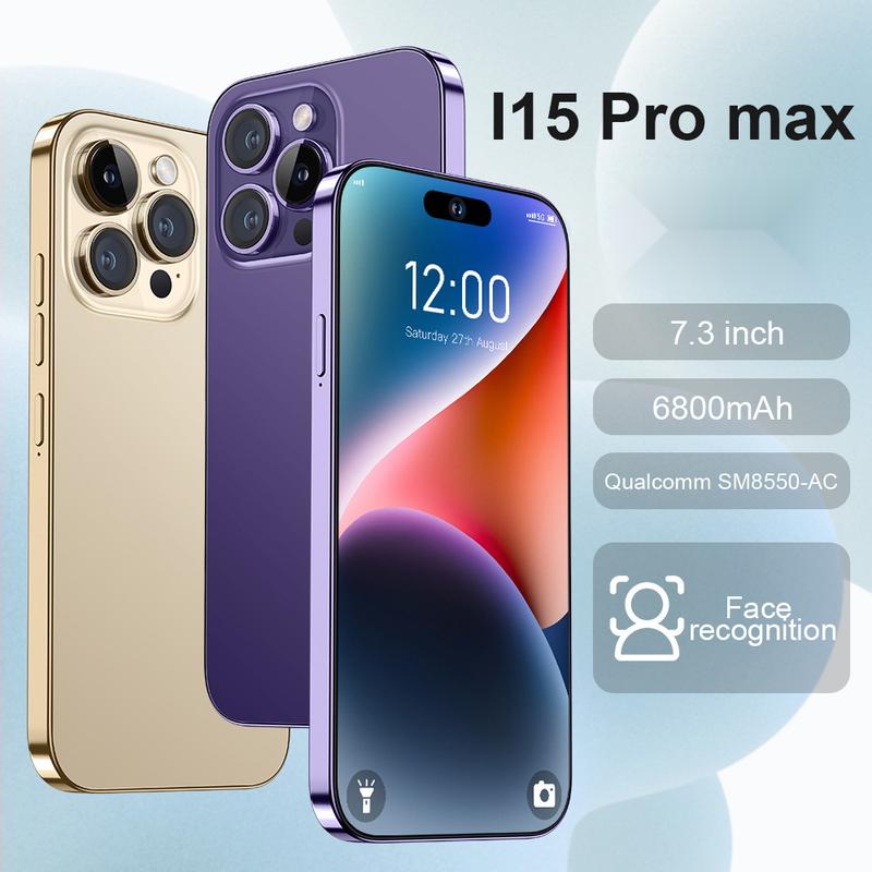 Telefon bimbit I15 Pro Max, Android, 108mp + 13mp, skrin besar - TikTok ...