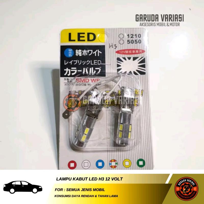 Lampu Dop Led H3 12 Volt Putih Lampu Kabut Foglamp - Shop | Tokopedia