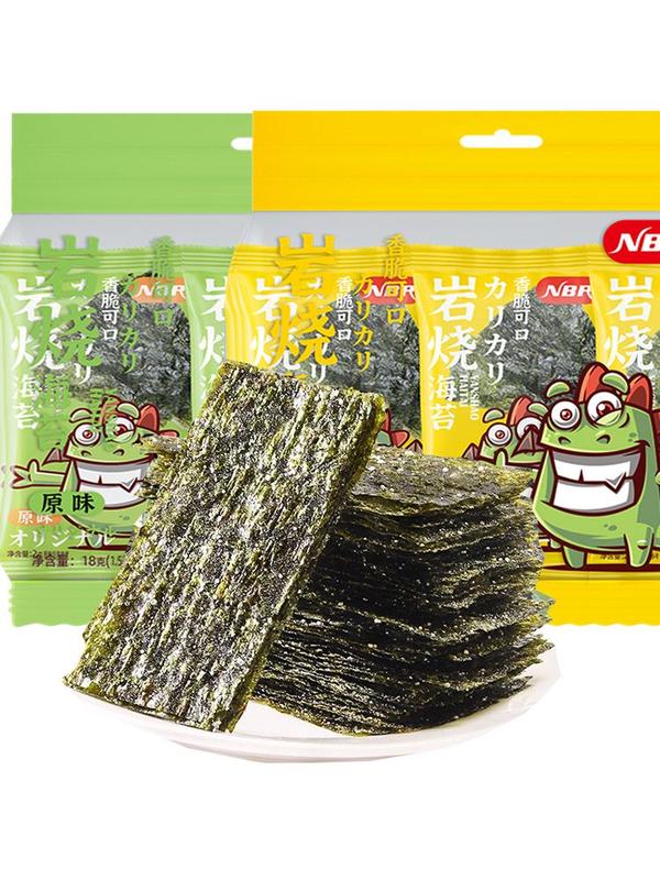 [NBR] Iwagaki Seaweed-Original Flavor/BBQ Flavor 1.5G*12 Foo - TikTok ...