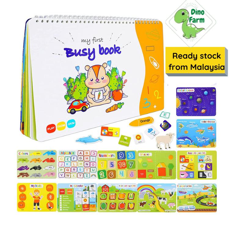 My First Busy Book or Quite Book (Hard copy) kids activity book ...
