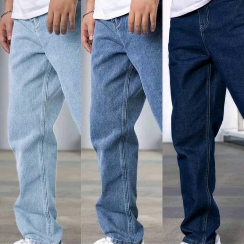 MAN,S PANT STRAIGHT CUT PLAIN COLOUR STRAIGHT CUT JEANS (Ready - TikTok ...