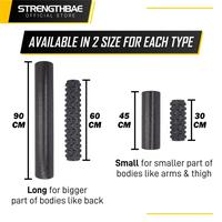 Promo Foam Roller STRENGTHBAE Smooth & Spiky Rollers Gym Yoga Massage ...
