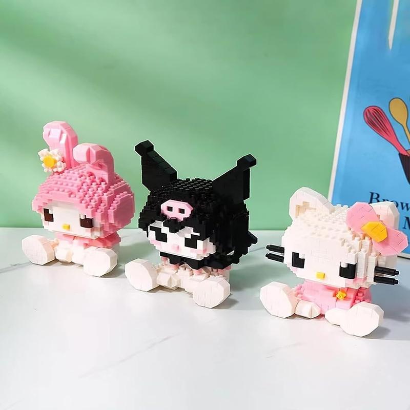 Kawaii Anime Micro Building Blocks Set Toy Mini Cute Anime Figures ...