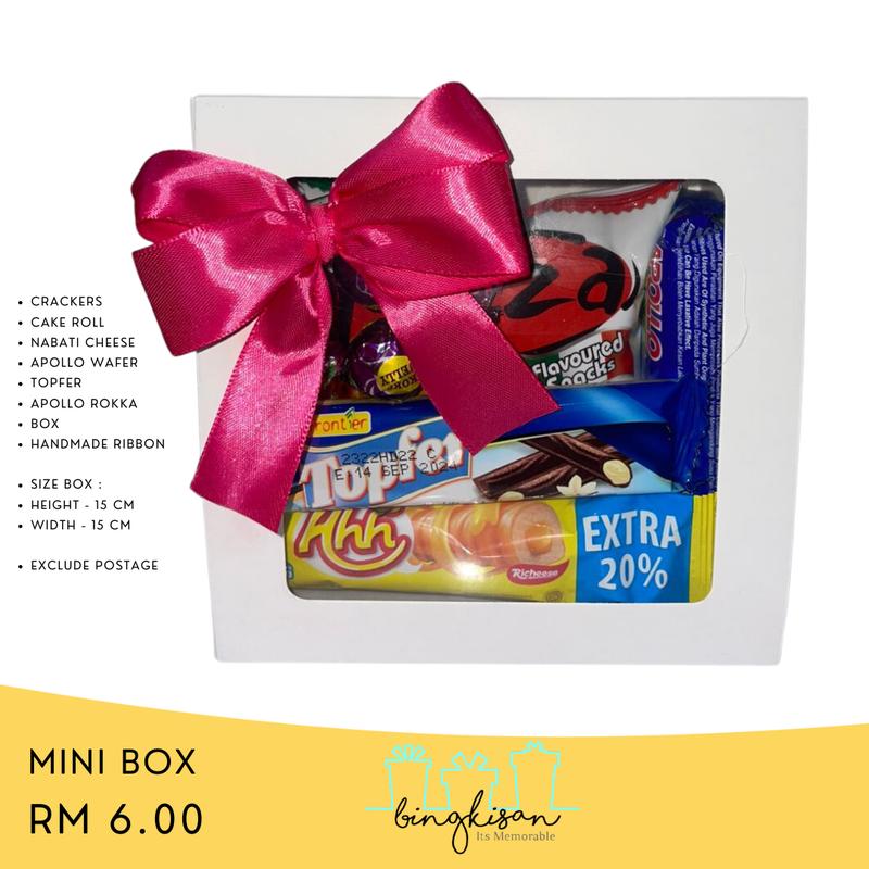MINI SNACK BOX , DOORGIFT , PARTY PACK , BIRTHDAY - TikTok Shop Malaysia