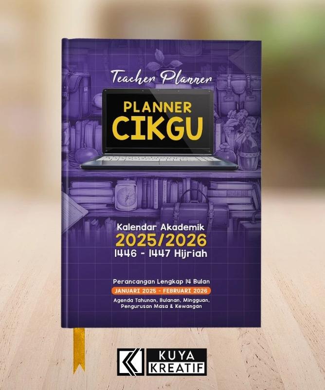 Planner Cikgu Viral Sesi 2025/2026 (Monthly Notebook Planner) - TikTok Shop Malaysia
