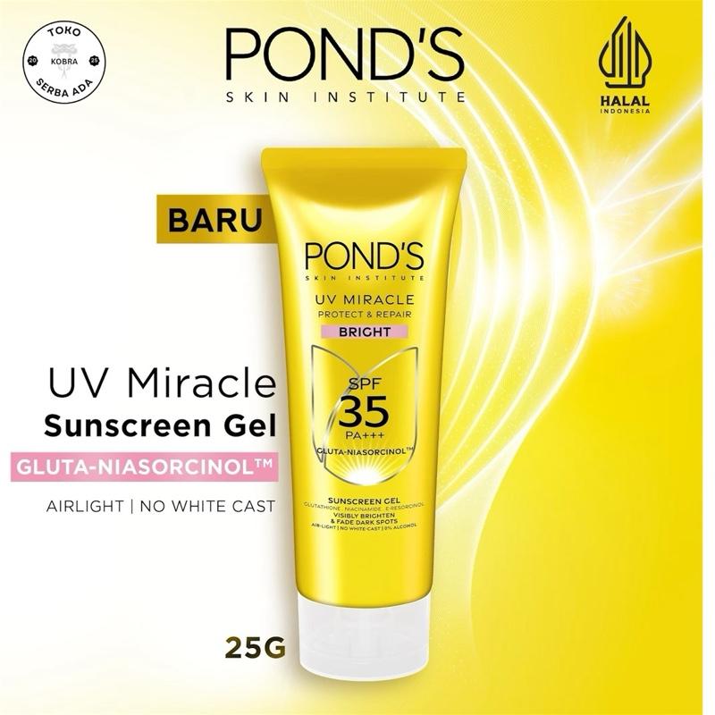 Ponds UV Miracle Sunscreen Gel Bright SPF35 PA+++ 25GR - Shop | Tokopedia