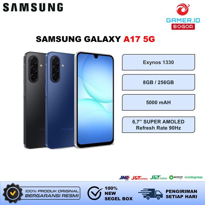 Promo SAMSUNG GALAXY A17 5G 8GB 256GB GARANSI RESMI BNIB - BLUE Cicil 0 ...