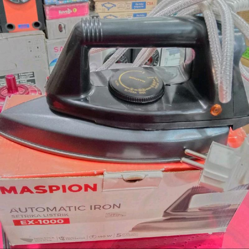 Maspion EX-1000 Setrika Listrik Otomatis dengan Desain Moder - Shop ...