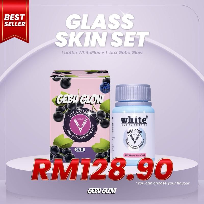 GLASS SKIN SET Gebu Glow [Vitamin C + WhitePlus] - TikTok Shop Malaysia