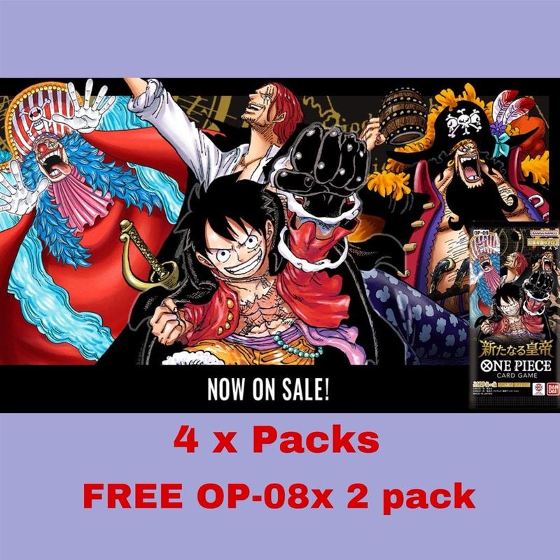 [LIVE RIP] 6 packs (op09x4pcs + op08x2pcs) - TikTok Shop Malaysia