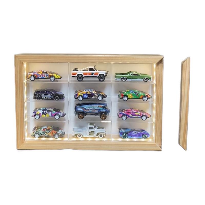 Box Hot Wheels LED 12 Slot, Unil, Keren, dan Mewah (Ukuran 30x20x5,5cm ...
