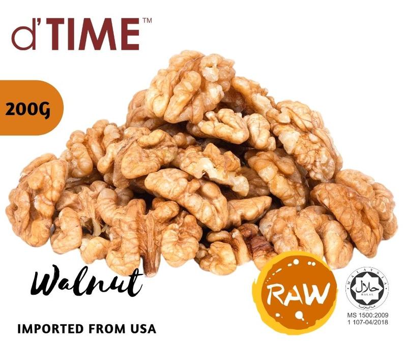 d'TIME Premium Raw Walnut (200g) - TikTok Shop Malaysia