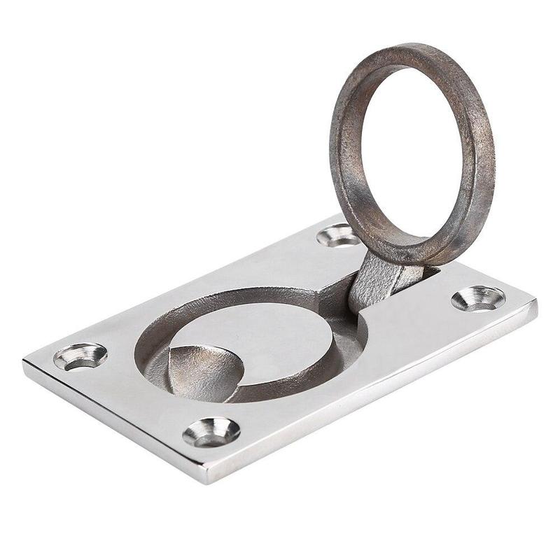 Stainless Steel Ring Handle Flush Hatch Locker Cabinet Pull Lift ...