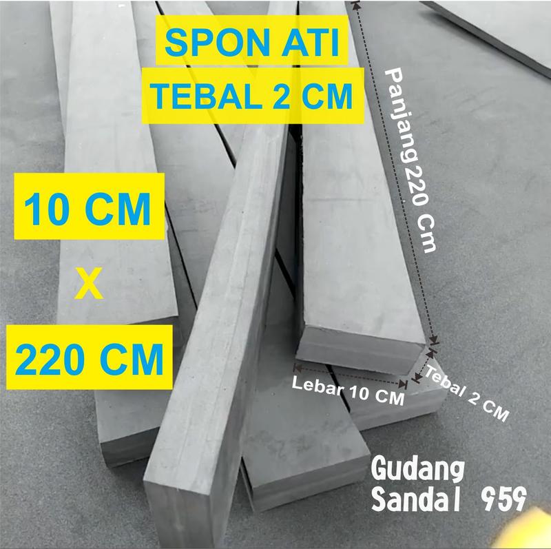 SPON ATI TEBAL 2 CM WARNA HITAM LEBAR 10 CM X PANJANG 220 CM - Shop ...