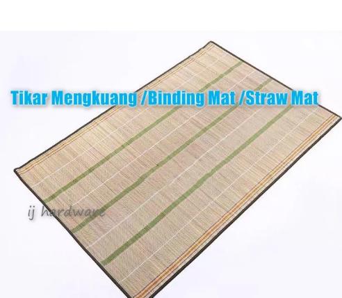 Binding Straw Mat/Bamboo Mat Tikar Buluh - Tikar Bamboo Carpet - TikTok ...