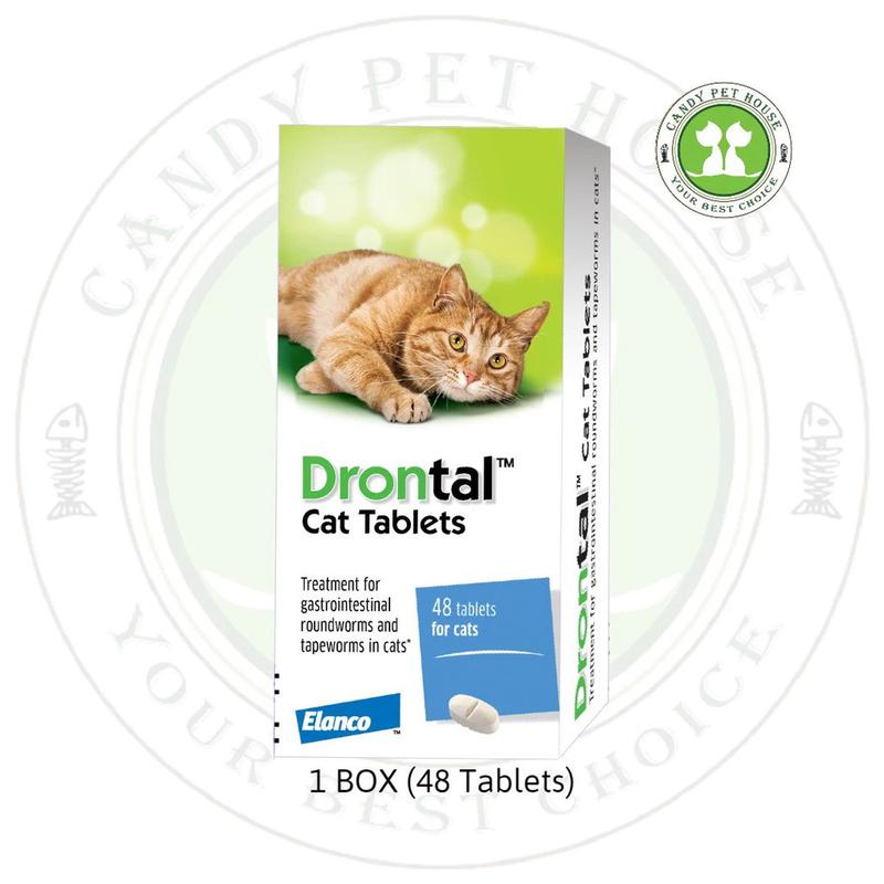 (ORIGINAL) Drontal Cat deworm ( 1 box / 48 tabs) - TikTok Shop Malaysia