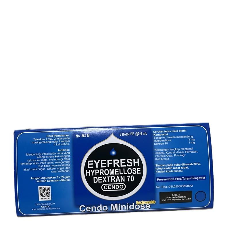 Cendo Eyefresh Minidose 5botol PE @0,6ml - Shop | Tokopedia