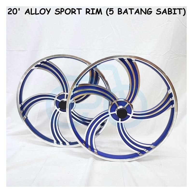 Sport Rim Basikal Aloi 20 Inci 5 Batang Sabit/ 20 Inch Alloy - TikTok ...