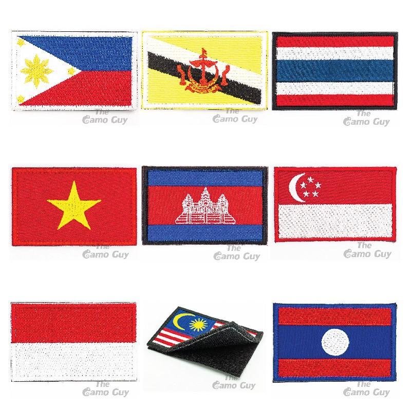 South East Asia Embroidery Flag Velcro Morale Patch Thailand - TikTok ...