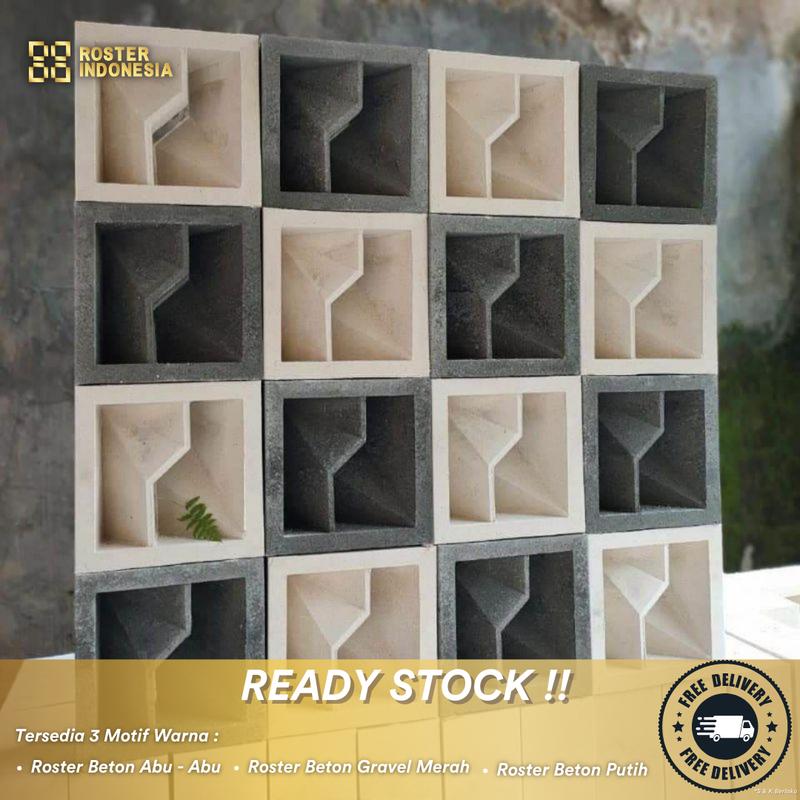 Roster Dua Sisi, Roster Beton Dua Sisi, Ukuran 20 x 20, Roster ...