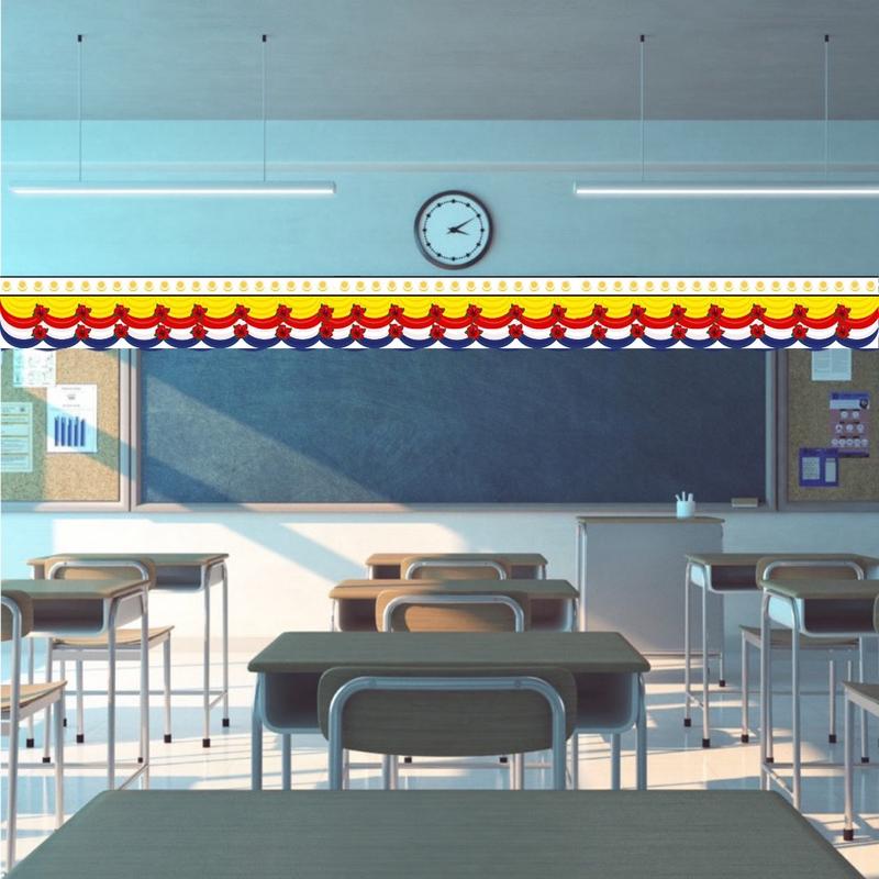 Banner Hiasan Bunga Raya Kebangsaan | Hiasan Merdeka kain belacu ...