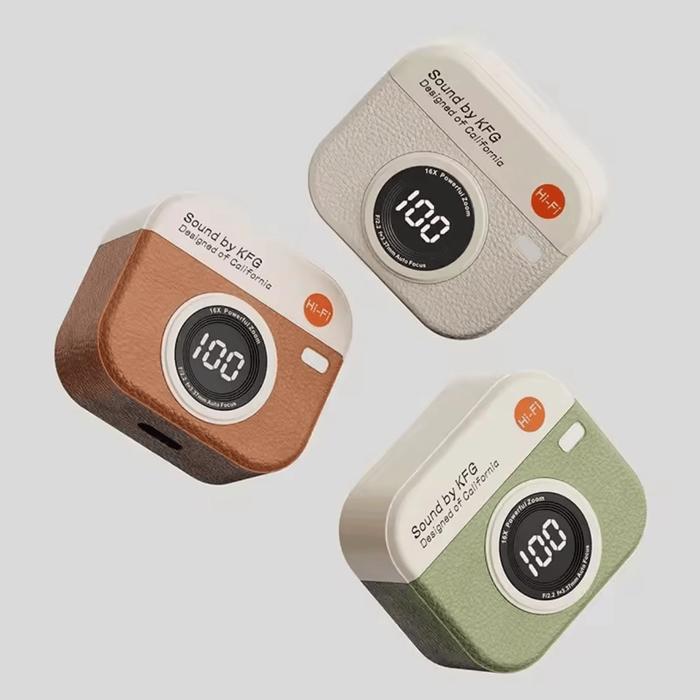Promo Q86 TWS Bluetooth Kamera Earphone Mini Desain Unik HiFi Bass ...