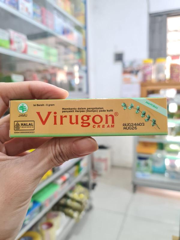 VIRUGON CREAM 5GR SALEP HERPES DOMPO KULIT - Shop | Tokopedia