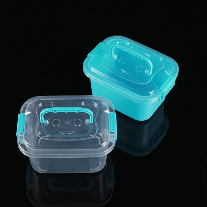 Plastic Storage Box Hot Durable Transparent Small Items Case - TikTok ...