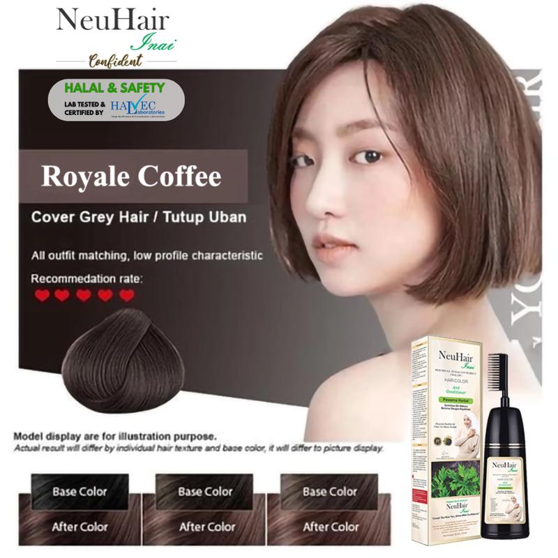 Royale Coffee NeuHair Inai Pewarna Rambut Hair Dye Color Premium - TikTok Shop Malaysia