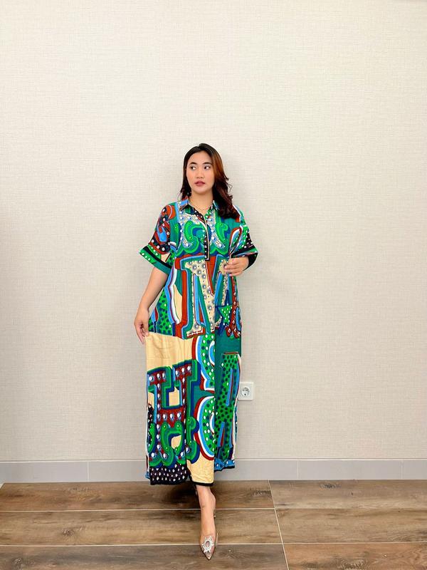 Kartika Batik 0029 Longdress Ismaya Daster Rayon Lengan Pendek - Shop ...