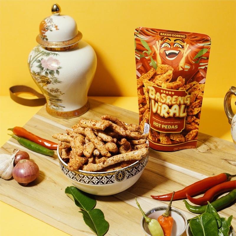 Snack Viral - Basreng Bakso Goreng - Hot Pedas - Shop | Tokopedia