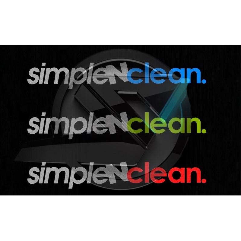 (Ready Stock) S1229# Simple N Clean Car Vinyl Decal Sticker - TikTok ...