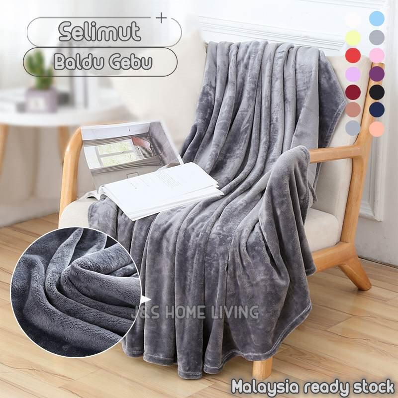 Selimut Baldu, Sangat Lembut dan Gebu, Saiz 150x200cm dan 180x200cm ...