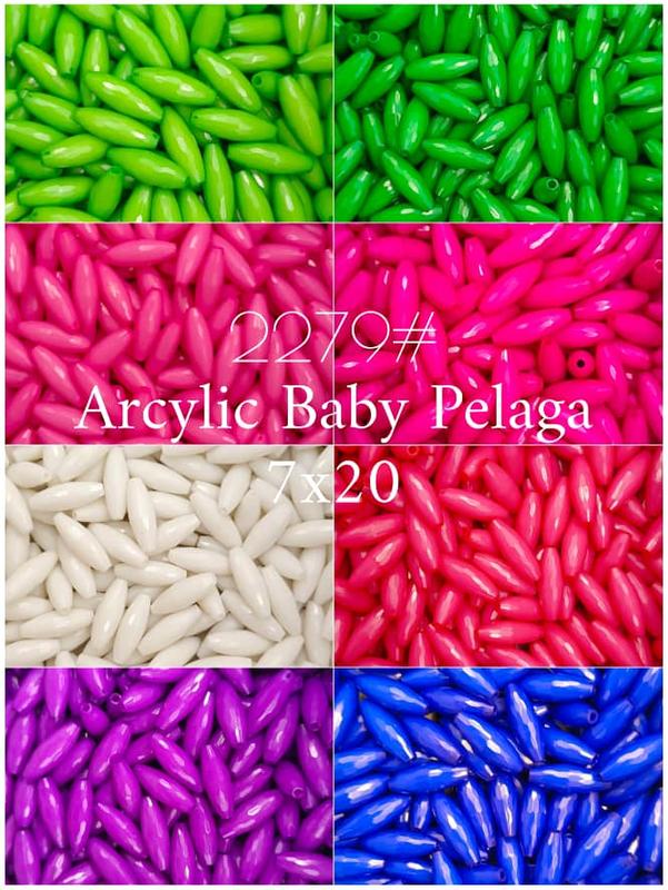 Manik Acrylic Gelang Manik Pelaga Baby 7X20mm (25G) - TikTok Shop Malaysia