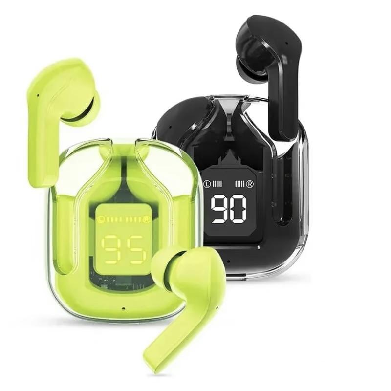 T2 True Wireless Bluetooth Headset Transparent Design with LED - TikTok ...