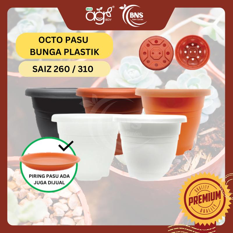 AgroBuddy X BNS X OCTO Pasu Plastik Pokok Bunga | Plastic Flower ...