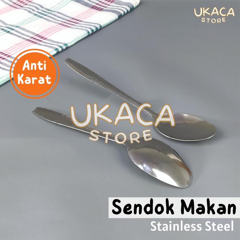1 Lusin 1/2 Lusinan Sendok Makan Stainless ekonomis Set Sendok - Shop ...