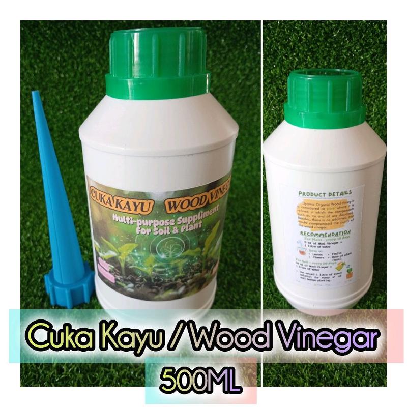 CUKA KAYU (Original). WOOD VINEGAR 500ML (FREE Automatical water ...