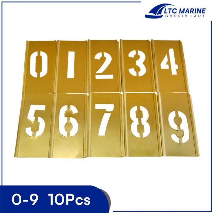 IMPA 613157 Clip-on Brass Stensils Angka 0-9 Stencil Number 10 - Shop ...