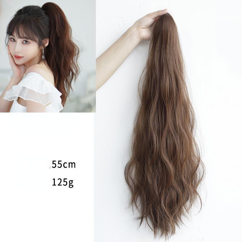 Fashion Grab Clip Wigs Hair invisible Ponytail Head Extensio - TikTok ...