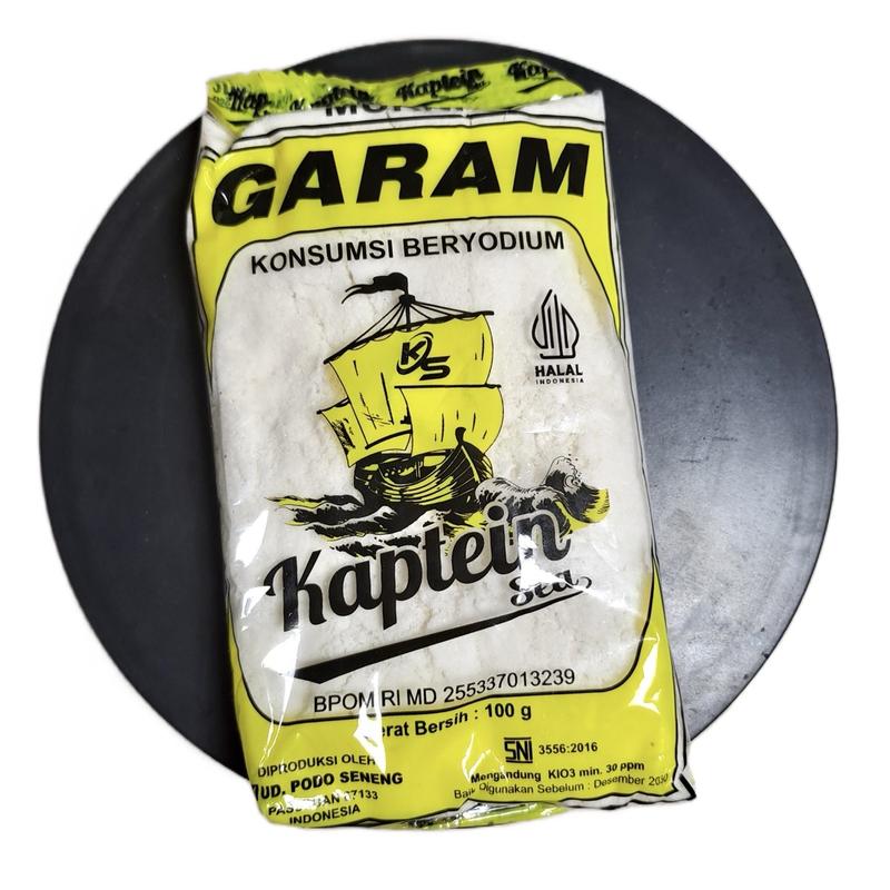 [sale 10pcs] garam halus cap kaptein/cap ekspedisi kemasan 100gram ...